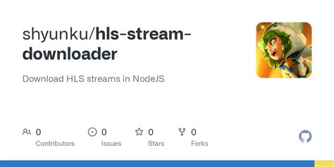 GitHub Shyunku Hls Stream Downloader Download HLS Streams In NodeJS