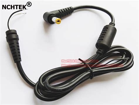 Nchtek Dc Mm Male Tip Plug Connector With Cable Cord For Laptop Acer Adapter Pcs