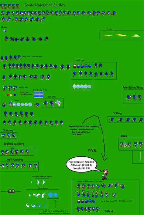 Sonic Unleashed Sprites By Kristoff October On Deviantart