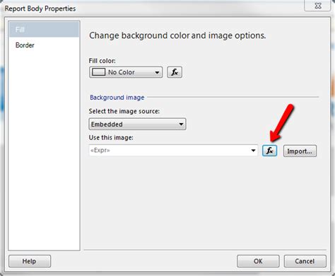 Reporting Services How Do I Set The Background On A SQP Server R SSRS Report Using A