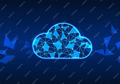 Premium Vector Cloud Technology Connects To The Internet Network For Storing Important Data