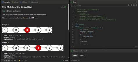 876 Middle Of The Linked List Given The Head Of A Singly Linked List
