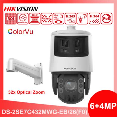 Hikvision Tandemvu 6mp Panoramic Colorvu 32x Ptz Camera Ds 2se7c432mwg