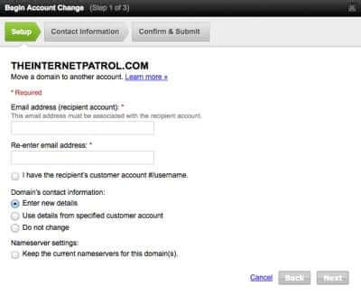 How To Transfer A Domain To Another Person With GoDaddy