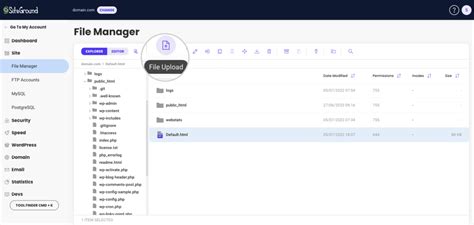 How To Manage My Files Via File Manager SiteGround KB