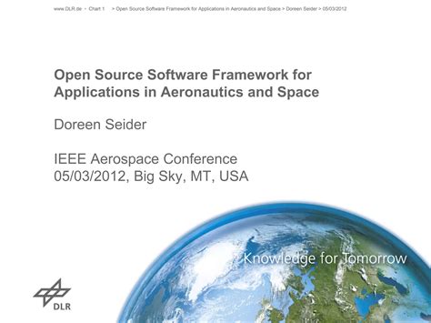 Open Source Software Framework For Applications In Aeronautics And
