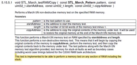 TMS F S RAM March Copy Test SafeTI Library C Microcontrollers Forum C