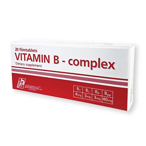 Витамин B комплекс 20 таблетки на ТОП цена Аптеки Афиа