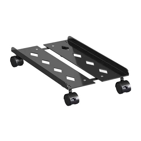 Meriglare Mobile Cpu Stand Pc Stand Cpu Organizer Perforated Design Heavy Duty Multipurpose