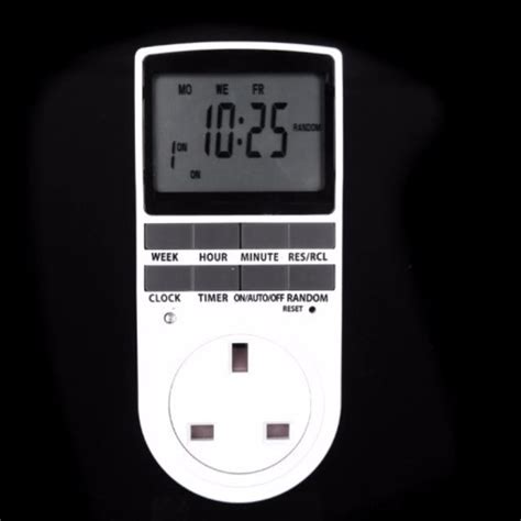 Digital Electronic Sg Plug In Programmable 1224 Hour Timer Switch Ac