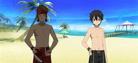 Kirito If Swimsuit By Godzillakari On Deviantart