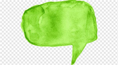녹색 대화 팝업 말풍선 수채화 그림 연설 거품 기타 만화 잎 Png Pngwing