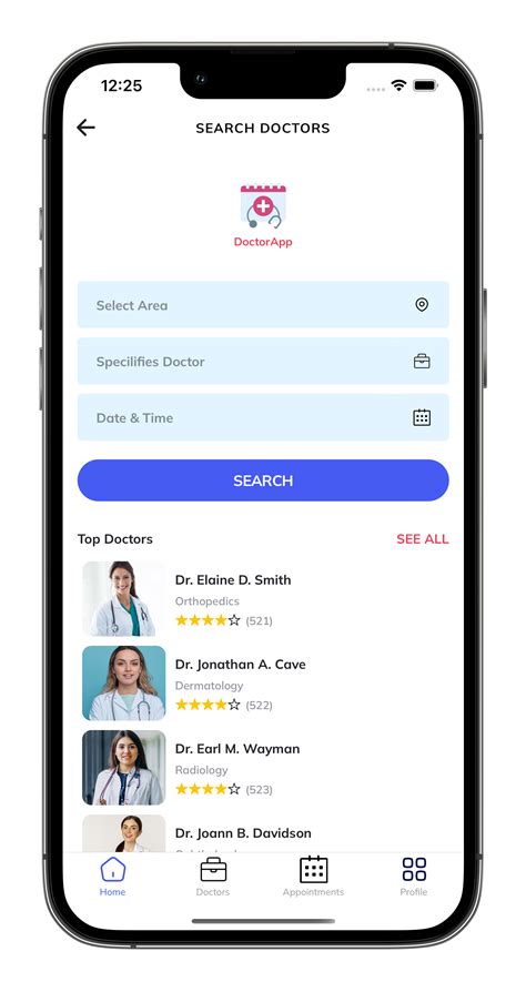 Doctor Appointment Booking Full App Template Ionic 7 Initappz
