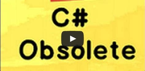 How Can We Mark A Method As Deprecated In C CodeProject