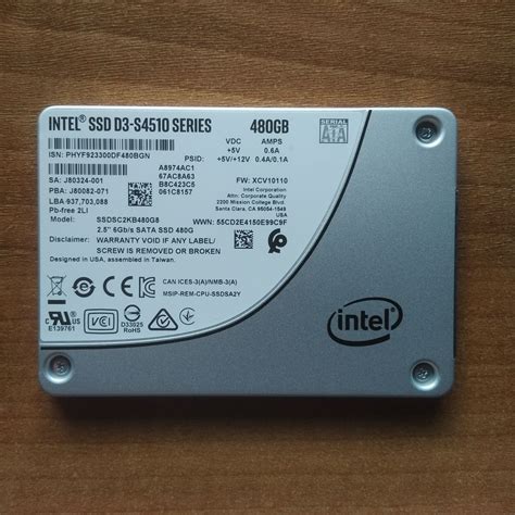 Купить Ssd диск Intel 2 5 D3 S4510 480gb Sata 3d Nand Tlc Ssdsc2kb480g801 в интернет магазине