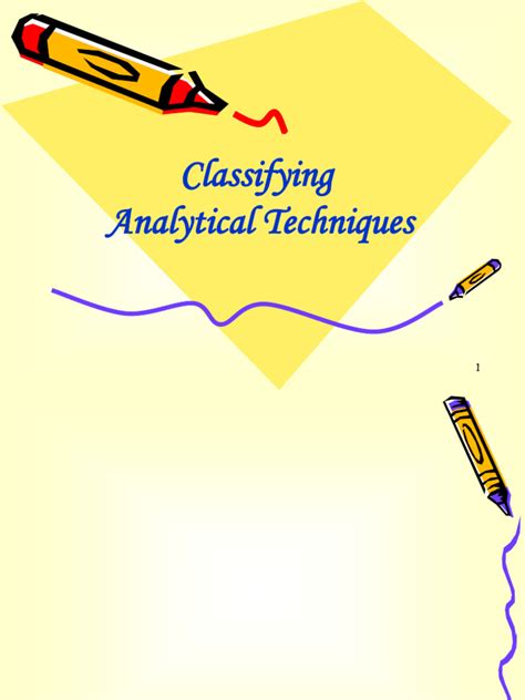 Chapter 7 Classifying Analytical Techniques Pdf