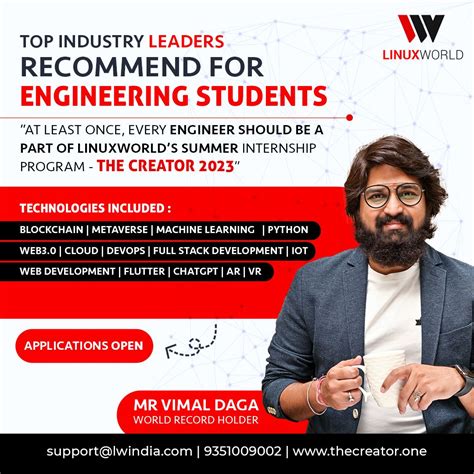Linuxworld Informatics Pvt Ltd On Linkedin Btechsummerinternship