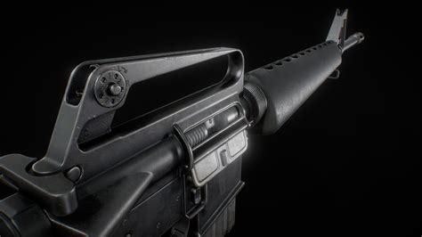 The M16a1 Buy Royalty Free 3d Model By Choovershrimp [33c4b6d