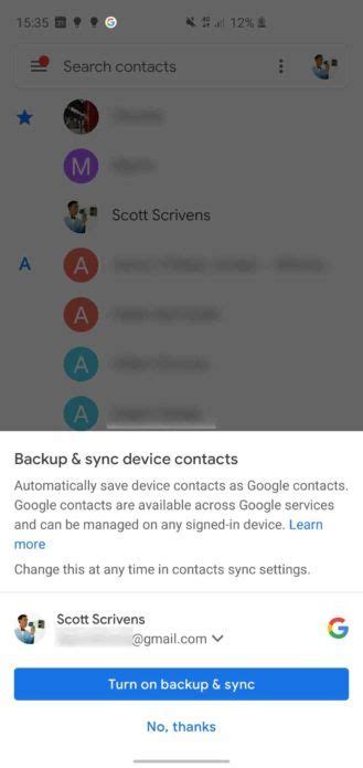 Google Contacts Can Now Back Up And Sync Contacts Saved To Device Storage