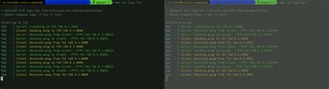 github cyclonecode container talk two containers communicating using
