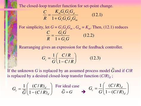 PPT Control Design Based On Transient Response Criteria PowerPoint Presentation ID