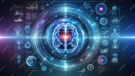 Premium Photo A Highly Detailed Futuristic Visualization Of Brain Activity Analysis With