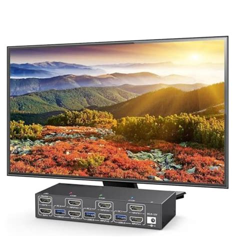 Busoth Hd Kvm Switch Control Multiple Pcs Effortlessly Electronikz