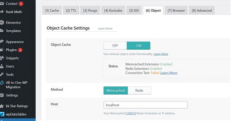 My Open Litespeed Object Cache Connection Test Failed Support And Discussion CyberPanel