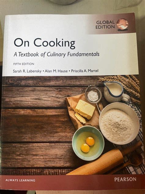 On Cooking A Textbook Of Culinary Fundamentals Hobbies And Toys Books And Magazines Textbooks On