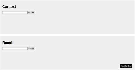 React Context Vs Recoil Codesandbox