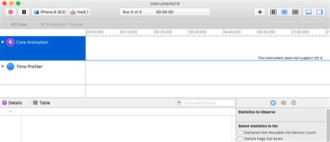 Ios Xcode Instruments This Instrument Does Not Support Osx