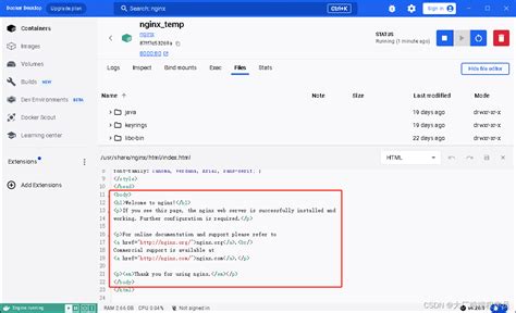 用docker 使用 Nginx教程 Csdn博客