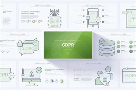 gdpr powerpoint infographics infographic powerpoint general data