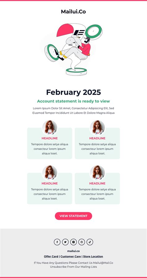 Email Notification Template Html Template Editor Mailui