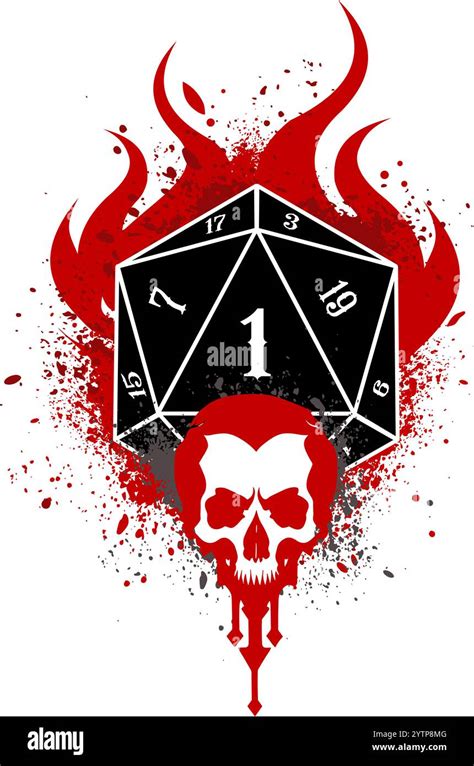 Dice D20 Dice Rpg Stock Vector Image And Art Alamy