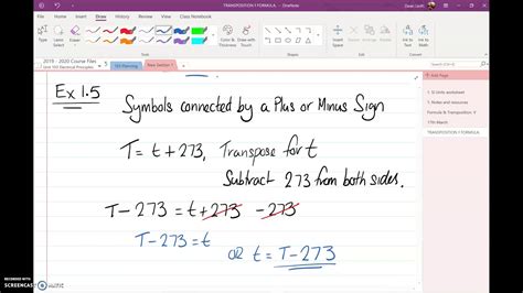 Transposition Of Formula 1 Basic Engineering Maths Youtube
