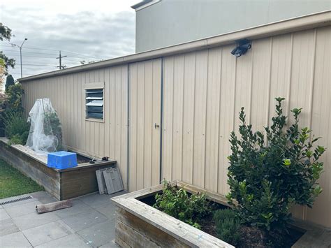 Colorbond Walling As Cladding Bunnings Workshop Community