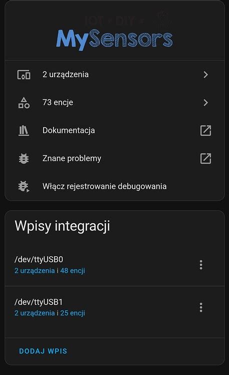 Mysensors Problem Third Party Integrations Home Assistant Community