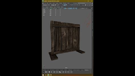 How To Model A Low Poly Wooden Fence In Autodesk Maya Maya 2023