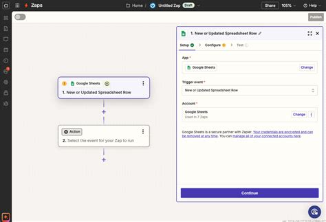 set up your zap trigger zapier