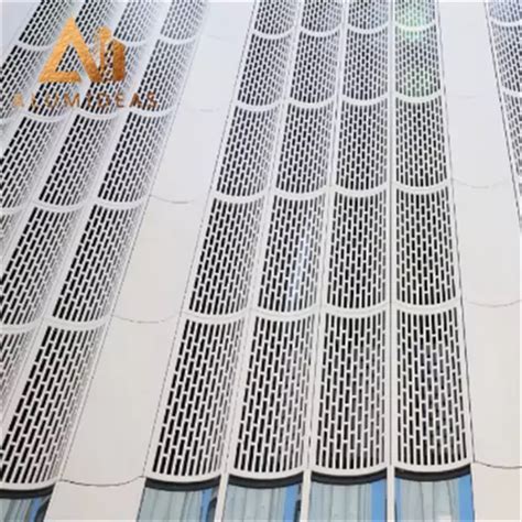 Modern Aluminium Perforated Cladding Panels Alumideas