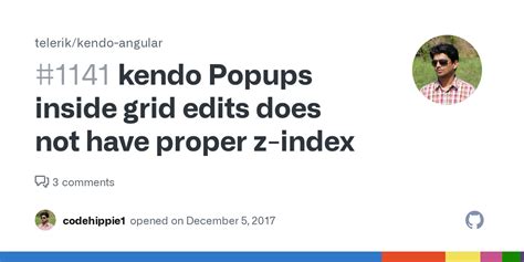 Kendo Popups Inside Grid Edits Does Not Have Proper Z Index · Issue