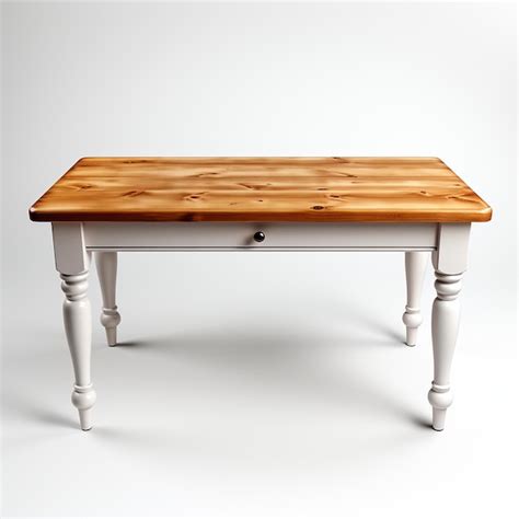 Premium Photo 3d Model Of White Background Table