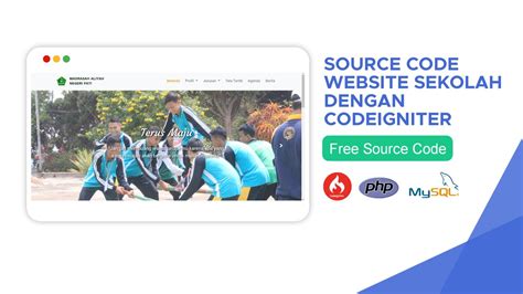 Aplikasi Website Sekolahan Dengan Menggunakan Codeigniter Free Source