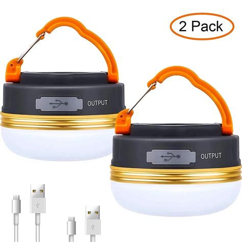 Мощный фонарь для кемпинга, лампа для палаток, USB перезаряжаемая ...