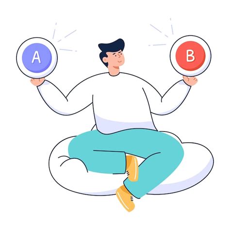 Premium Vector An Ab Testing Flat Vector Download