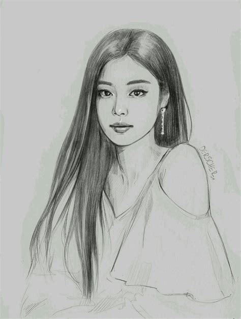 Картинки Для Срисовки Карандашом Портреты Девушек —