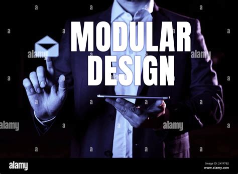 Writing Displaying Text Modular Design Internet Concept Product Designing To Produce Product By