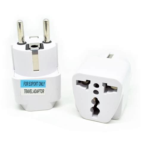 Steker Colokan Listrik Kaki 3 Universal Eu 2 Round Plug Adapter To 3 Pin Plug Lazada Indonesia