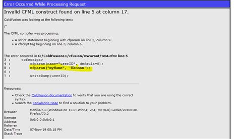 Coldfusion Can We Have Cfparam With Positional Attributes In Script